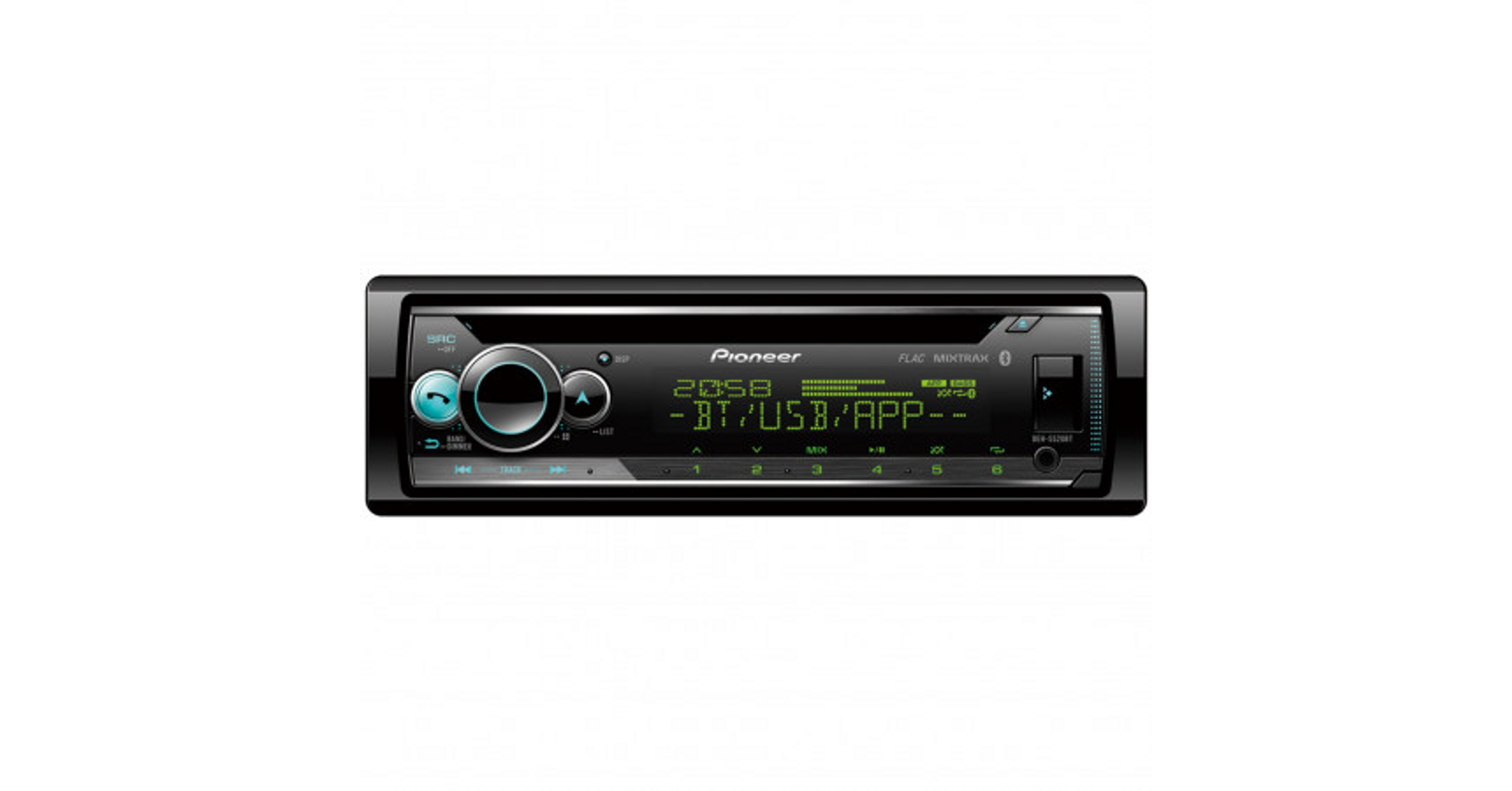 Pioneer DEH-S520BT CD/Bluetooth/USB/AUX autóhifi fejegység ...